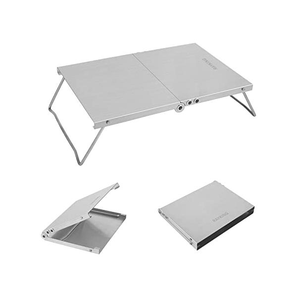 取り扱い簡単：工具不要で、１０秒ぐらい組み立てられます。テーブル四角が磨かれて滑らかで、組み立ても使用時にも手を傷つけることはありません。安心にお使えます。高安定性：ヒンジ型の天板キャップが紛失しにくいです。プラスチック製で伝統的なロップよ...