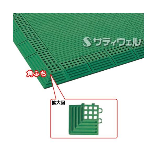 ■メーカー名■ テラモト■商品名■ ジョイント制電マット2 専用ふち■商品色■ グリーン 角ふち■商品番号■ MR-009-190-1■JANコード■ 4904771110899■配送区分■ --■使用者区分■ 業務用■検索ワード■