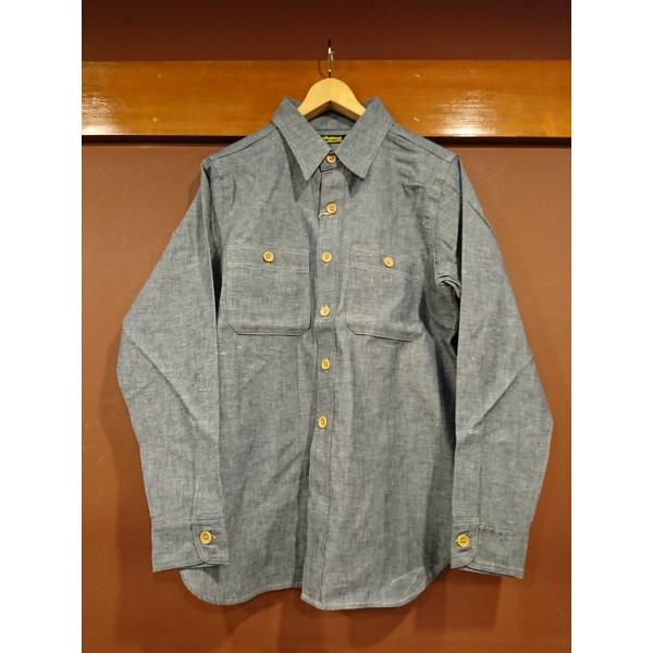 ダッパーズ(Dapper's)のシャッブレーシャツ(Classical Ventilated Work Shirts LOT1839)です。30'sのワークシャツをベースに、襟のダブルステッチや細めの背ヨークに菊穴ベンチレーション、脇下の補...