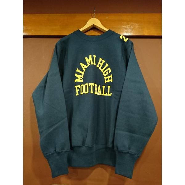 ウエアハウス(WAREHOUSE)のリバースウィーブプリントスウェット(483 MIAMI HIGH)です。1960年代のリバースウィーブタイプを再現するために試行錯誤を繰り返したウエアハウス拘りのアスレチックスウェットです。縮みを軽減する...