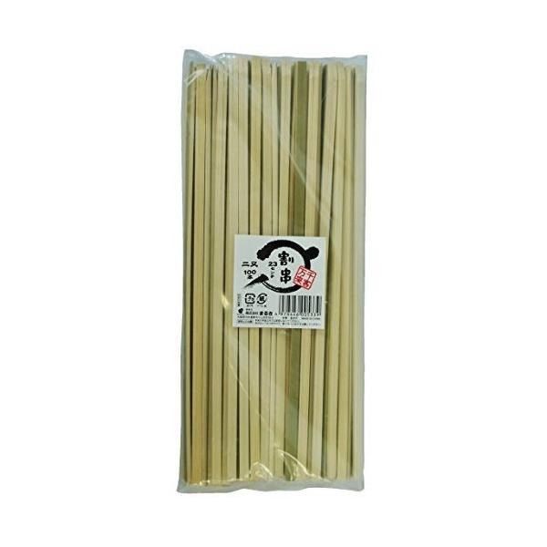 1本のサイズ(約)　長さ23cm<br>材質　天然竹<br>生産国　中国<br>1袋入数(約)　100本<br>