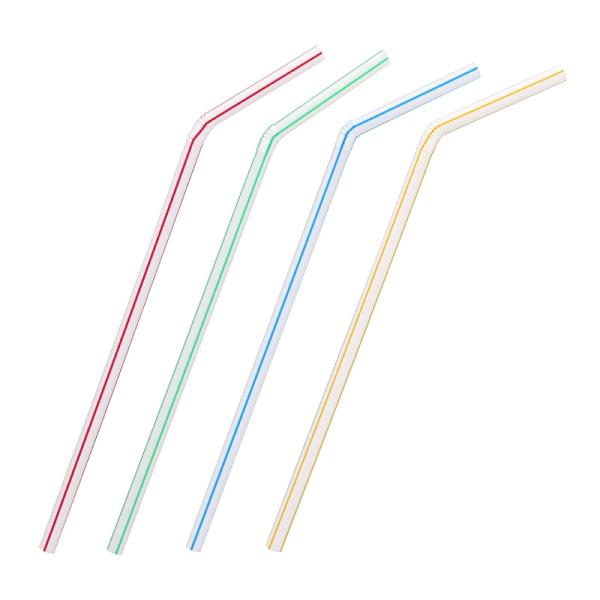 折れ曲がるフレキシブルタイプのストローです。<br>サイズ　直径6mm×全長21cm<br>材質　ポリプロピレン<br>入数　２００本