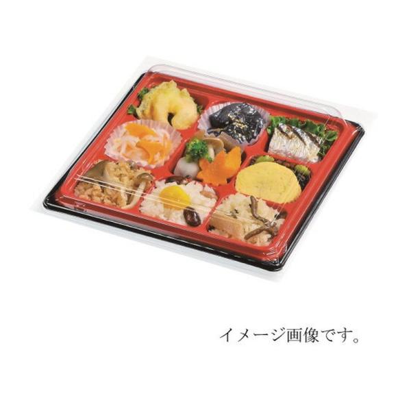 サイズ：226×226×25（ふた23）mm素材：本体　PPF　ふた　OPS耐熱温度：110℃<br>入数：50枚<br>