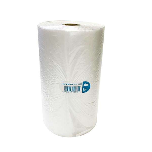 ●スーパー等でおなじみのロールタイプ極薄袋です。<br>薄くても開口性に優れています。<br><br>素材：HDPE<br>厚み0.006×巾230×長さ340mm<br>巻枚数1...