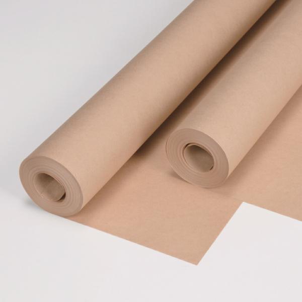 ●寸法／幅９００ｍｍ×長さ３０ｍ<br>●原紙　未晒クラフト<br>●坪量／６０ｇ／平方ｍ<br>●用途例／一般的な商品の包装・発送、化粧箱の外装として（汚れ防止用）<br>●単位／１巻&lt...