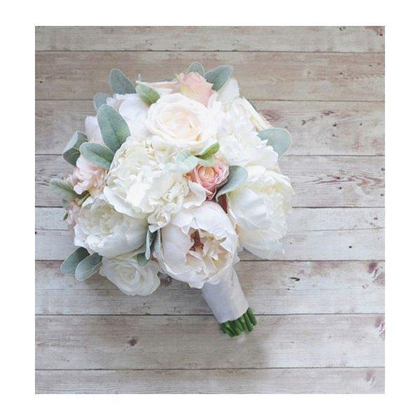 花嫁 ブーケ  ブライダル ブーケ ブライダル フラワー ★ロマンチックな花束で、ハッピー・ウエディング!★造花を使用しておりますので、前撮り・海外ウエディング・ご披露宴など何度もお使いいただけます!★お式後は新居のインテリアとしてお楽しみ...