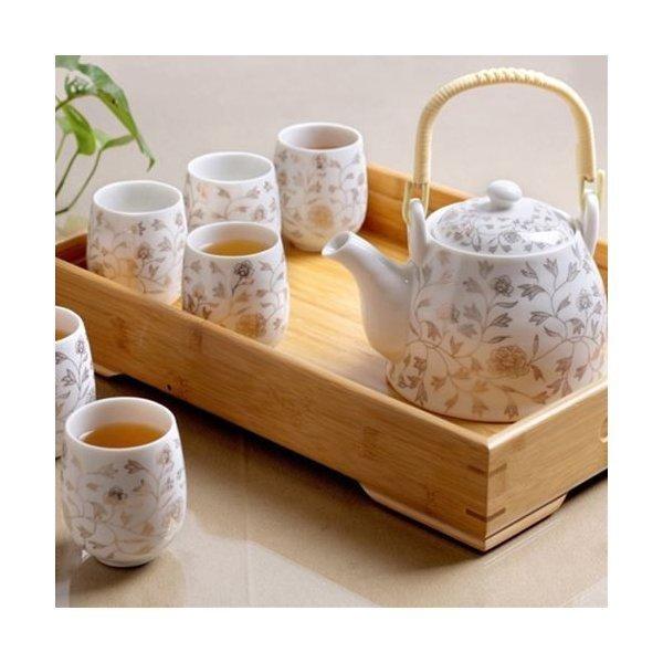 茶道具 セット 中国 茶器  急須★中国茶を楽しむためのフルセットです!★本格的な工夫茶でティータイムという方には、まず揃えておきたい茶器が揃っています!◆商品詳細◆●材　質:磁●数　量:7点セット●サイズ:画像参考●セット内容:茶壷×1、...