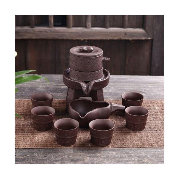 茶道具 セット 中国 茶器  急須★中国茶を楽しむためのフルセットです!★本格的な工夫茶でティータイムという方には、まず揃えておきたい茶器が揃っています!◆商品詳細◆●材　質:紫砂●セット内容:台×1(長さ12.5×高さ10cm) 蓋碗×1...