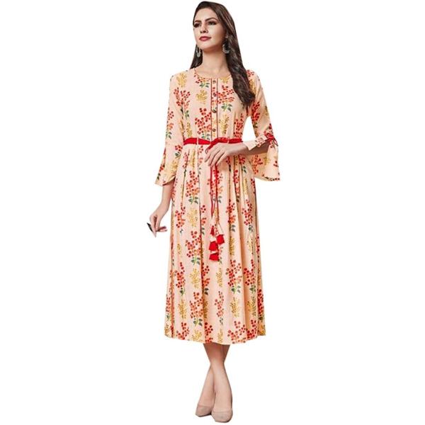 素材構成: RayonSTYLE : This is Ready To Wear dress .FABRIC DETAILS : Rayon Fabric.WHY Buy From Us : 100% original product wi...