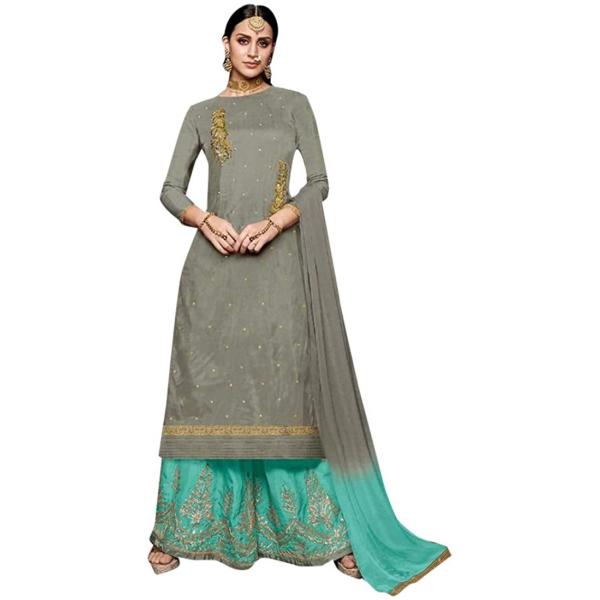 素材構成: Pure Viscos Upada SilkSTYLE : This is Semi-stitch dress material needs sewing/stitching according to body measurem...