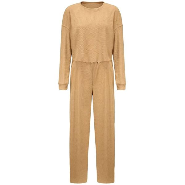 Material: 95% Polyester, 5% Spandex. Two piece outfits for women is made with soft and stretchy frabic making it super c...