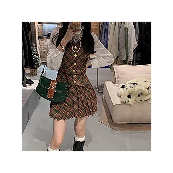 色：ベスト+シャツ+スカート、ベスト+シャツ、ベスト+スカート、シャツ+スカートサイズ：S、M、L、XL快適で履きやすい カッティングはきちんとしていてエレガントです、 人体の繊細なタッチにフィットし、 体型を選ばず、人体の快適さに合わせて...