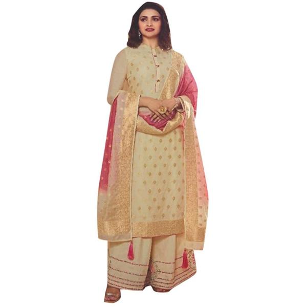 素材構成: Munga SilkSTYLE : This is Semi-stitch dress material needs sewing/stitching according to body measurements.FABRIC ...