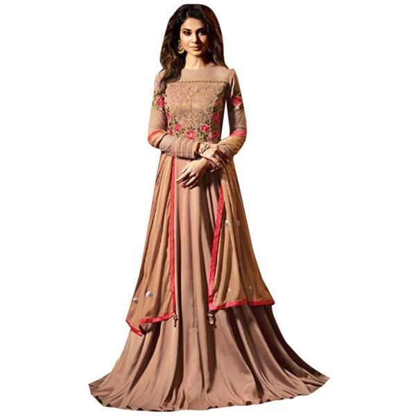 素材構成: Satin SilkSTYLE : This is Semi-stitch dress material needs sewing/stitching according to body measurements.FABRIC ...