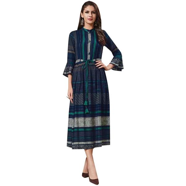 素材構成: RayonSTYLE : This is Ready To Wear dress .FABRIC DETAILS : Rayon Fabric.WHY Buy From Us : 100% original product wi...