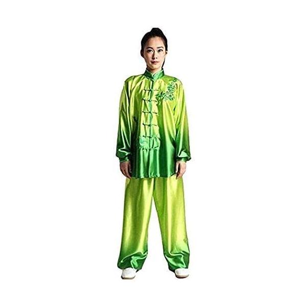 Comfortable wearing.They are soft and elegant.In Tai Chi practicing,the uniform does not fit close to the body and make ...