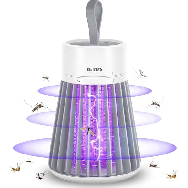 【UV光源誘引式・蚊取りライト】薬剤を一切使わず、虫が好む光に集まる習性を利用して光で虫を引き寄せ、電撃ショックで一瞬蚊や蛾などの虫を殺すUVライト誘引式の殺虫ライトです。物理的な殺虫方法を採用した電撃殺虫器で、無害無臭、煙や匂い、有害な化...