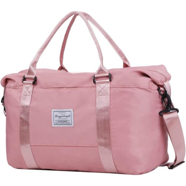 【仕様】サイズはよこ46cm×たて30ｃｍ×底マチ17ｃｍです。重量は500ｇと軽量で持ち運びやすく1泊2日や2泊3日の旅行にちょうどいい旅行かばんです。カラーはピンク、ネイビー、グレー、ブラック、レッド、スカイブルーの６色をご用意していま...