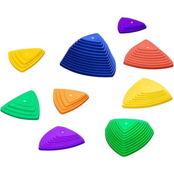 【休校でも体を動かす！室内使用OK】バランスストーンは川辺で飛び石をけんけんして進む、その動きを取り入れた室内遊具です。遊びを通してバランス能力や動的柔軟性が向上し、 体幹の強化をはかります。幼児期に、怪我がしにくい姿勢や身体の使い方を習得...