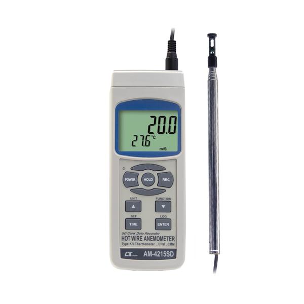 風速（風の強さ）および風量の計測が可能なSDカード記録式データロガー■ 熱線式による風速、風量、温度（風温）測定■ K/J型熱電対による温度測定■ SDカード採用で長時間の測定も可能■ ケーブル接続なしでもPCへのデータ移動が可能■ データ...