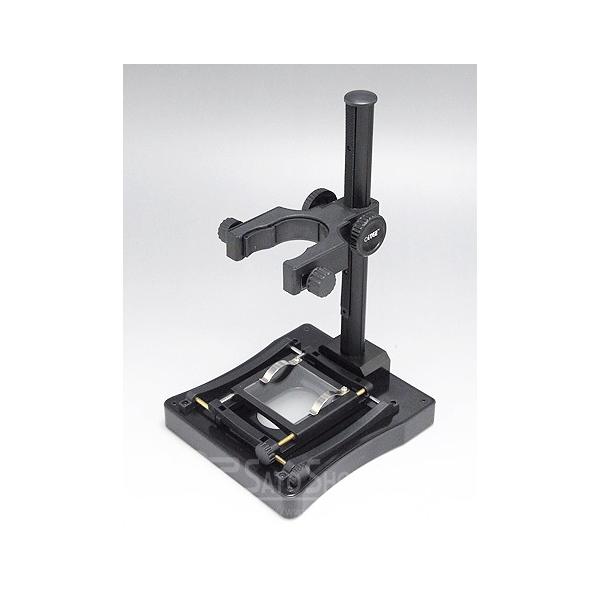 ・ベースのサイズ：120mm ×110mm・ガラスプレートのサイズ：40mm ×40mm・ポストの長さ：180mm・プレパラートを使用しての観察も可能・Y軸、X軸調整ダイアル搭載・Y軸、X軸調整ダイアルによって、観察位置の微調整が可能・LE...