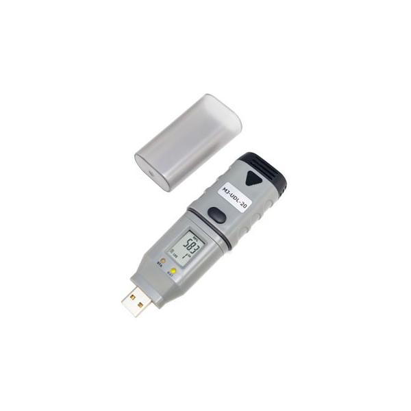 簡単操作で便利な格安USB温度・湿度データロガーです。測りたい場所に置いておくだけ。PCソフトの設定間隔で温度・湿度を自動記録。データの取り出しはそのままPCのUSBポートへ。USBスティックタイプで便利！・温度測定範囲:-20〜70℃・湿...