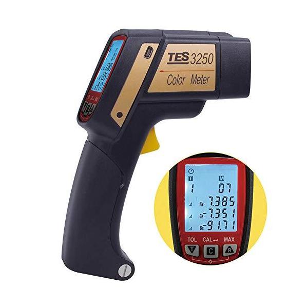 色差を測定し、様々な単位系モードでの表示できるカラーメーター。プラスチック・印刷業界などの品質管理に幅広い分野で適用可能。ゴム、塗料、模様、衣類、食物分野などで色の品質管理にも最適です。■絶対測定モード　対象物の色を数値として測定するには、...