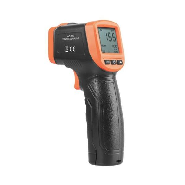 電磁式膜厚計+渦電流式膜厚計の両用型膜厚計。トリガーを引くだけで鉄・非鉄の素地金属を自動判別。誰でも簡単に片手で膜厚測定ができます。平均値・最小値・最大値の統計値がデジタル表示。仕事の効率アップ　■素地の磁性/非磁性金属を自動判定磁性金属モ...