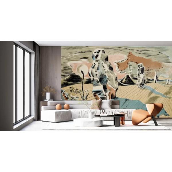 《自社規格サイズ》【新商品】　従来の壁紙にはないユニークなデザインを持つパブリックドメイン製品を自社で製作し提供しています。＜商品名＞ ポール・ナッシュ Avebury（pau263）          イギリスのシュルレアリスムの画家。2...