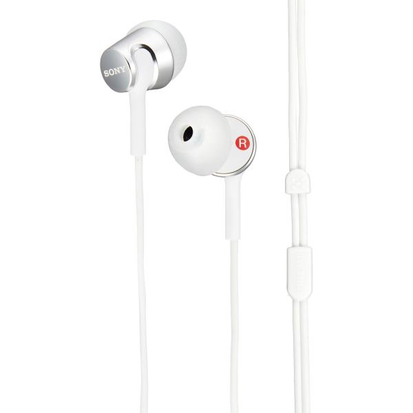 ソニー 有線イヤホン MDR-EX155 : カナル型 ホワイト MDR-EX155 W