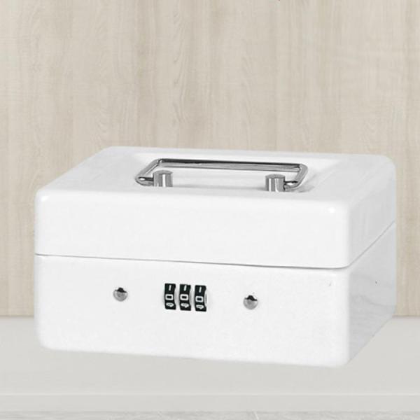 S 15*12*8cmM 20*15*9cmL 25*20*9cmXL 30*25*9cm暗号設定手順：初期パスワードは「000」に設定されていますので、ダイヤルを回して蓋を開けておいて下さい。仕切り板を取り外して、錠裏のピックをBからAま...