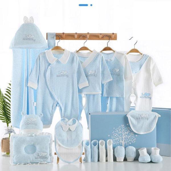 ■ 品名：新生児洋服セット■ 素材：綿100%■ タイプ：全3タイプ■ サイズ：59-66■ セット内容：15/20/21点セット（詳細は写真参考）■ 季節：オールシーズン/秋冬■ 適応年齢：0-12Meiikobig の検索キーワード：新...