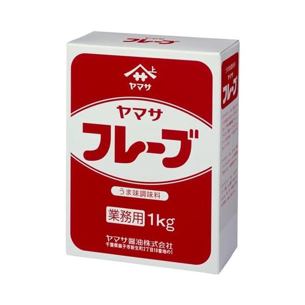 かつお節・肉・しいたけなどのうま味成分と、こんぶのうま味成分を合わせた豊かで強力なうま味の配合調味料です。           メーカー名：ヤマサ醤油株式会社           内容量：1kg