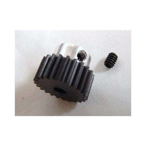 ■□■適合機種■□■・1/10スケールカー用540モーター■□■商品説明■□■・キット純正のモーターピニオンギアと交換して使用する。・48ピッチ・15T・対応軸径：3mm（1/10 540モーター等）・樹脂＆アルミリング。・樹脂製ピニオンギ...