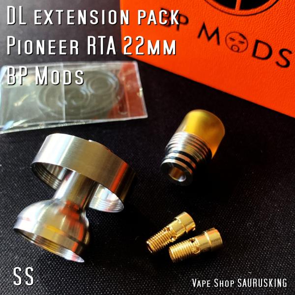交換パーツ DL用 DL extension packBP Mods Pioneer RTA 22mm用Color:SSもっと煙量が欲しい方へ！※DLCとはダイヤモンドライクカーボンコンテーティングという手法でコーティングされたものになりま...