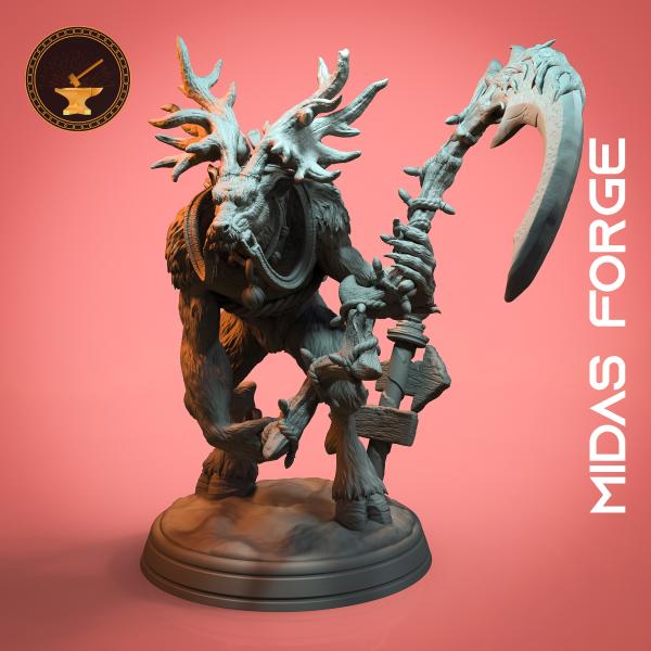 Fantasy Christmas高さ：44.1mm30mmベース付きスケール：35mm材質：UVレジンデザイン：Midas Forge当商品はMidas Forgeの商用認可を受けて当店が３Dプリントを行っています未塗装、未組み立ての状態...