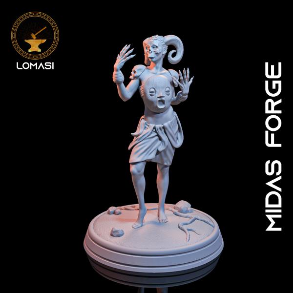 The Song Of The Satyr 高さ：32.3mm25mmベース付きスケール：35mm材質：UVレジンデザイン：Midas Forge当商品はMidas Forgeの商用認可を受けて当店が３Dプリントを行っています未塗装、未組み...