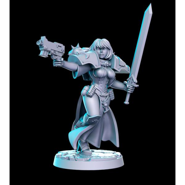 Nun Squad高さ：51.1mm25mmプレーンベース付きスケール：32mm材質：UVレジンデザイン：RN Estudio Miniatures当商品はRN Estudio Miniaturesの商用認可を受けて当店が３Dプリントを行っ...