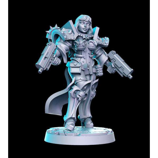 Nun Squad高さ：41.6mm25mmプレーンベース付きスケール：32mm材質：UVレジンデザイン：RN Estudio Miniatures当商品はRN Estudio Miniaturesの商用認可を受けて当店が３Dプリントを行っ...