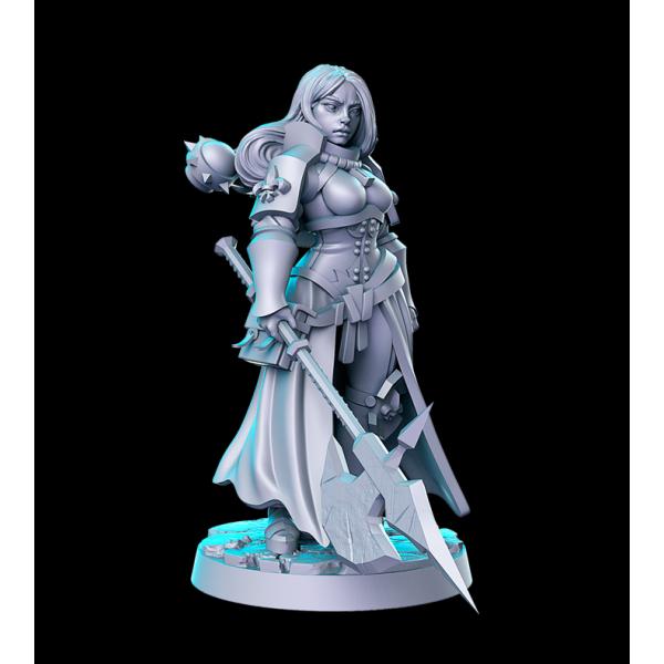 Nun Squad高さ：42.1mm25mmプレーンベース付きスケール：32mm材質：UVレジンデザイン：RN Estudio Miniatures当商品はRN Estudio Miniaturesの商用認可を受けて当店が３Dプリントを行っ...