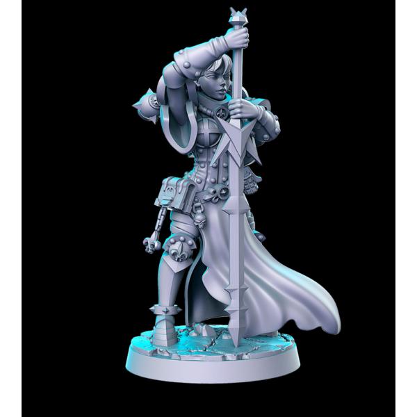 Nun Squad高さ：47.3mm25mmプレーンベース付きスケール：32mm材質：UVレジンデザイン：RN Estudio Miniatures当商品はRN Estudio Miniaturesの商用認可を受けて当店が３Dプリントを行っ...