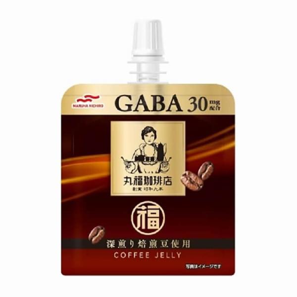 昭和9年創業の老舗喫茶店である丸福珈琲店監修のコーヒーゼリーです。スパウチタイプで手軽に持ち運びができて、ワンハンドで手軽にデザートを楽しむことができます。GABA30mgを配合しています。