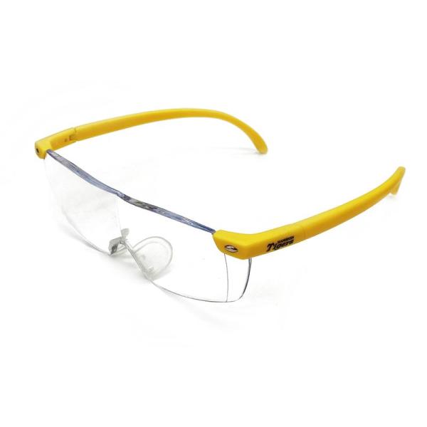 【商品名】　阪神タイガース球団承認グッズ阪神タイガースめがね型ルーペ 1.6倍 めがね型拡大ルーペ 拡大鏡 【商品説明】　・セット内容：本体×1、収納ポーチ×1・商品名：阪神タイガースめがね型ルーペ【阪神タイガース球団承認グッズ】・本体サイ...