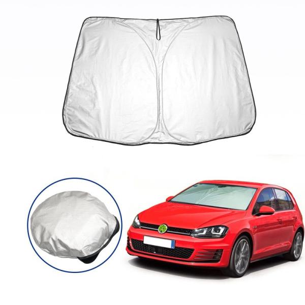 【商品名】　RUIYAフォールクスワーゲン ゴルフ Golf Mk7 Mk7.5 フロントガラス用サンシェード 紫外線カット 日よけ 日差しカットフロン 【商品説明】　・対応車種：2013-2019フォールクスワーゲン VW ゴルフ Gol...