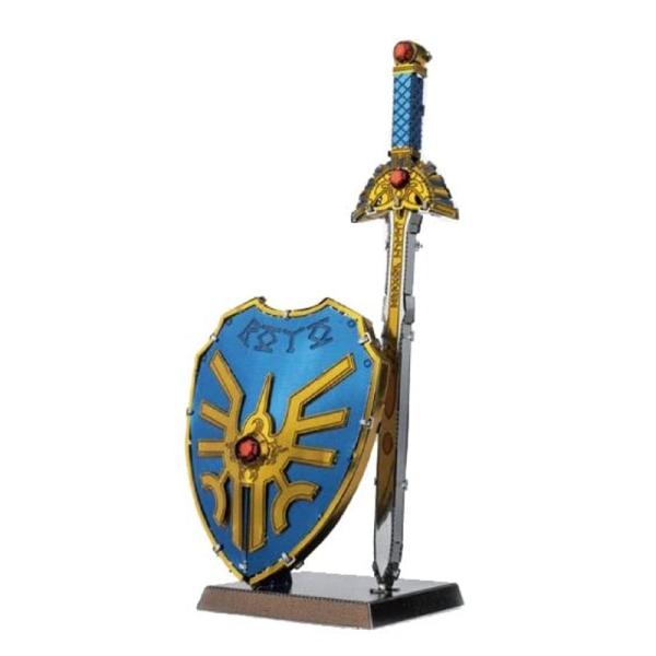 【商品名】　ドラゴンクエスト メタリックナノパズル <ロトの剣＆ロトの盾> 【商品説明】　・完成サイズ5×3.5×10cm 【サイズ】　高さ : 0.10 cm　横幅 : 12.10 cm　奥行 : 17.00 cm　重量 : ...
