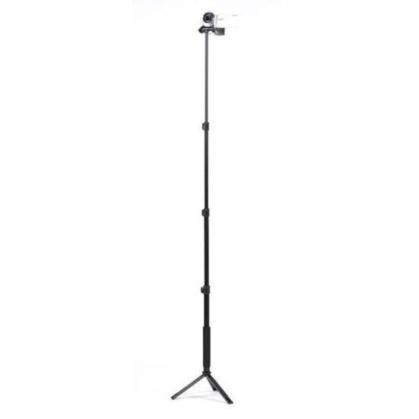 【商品名】　カメラ・ビデオ用一脚 ZF-MSP241-BK 【商品説明】　・本体寸法:スタンドポッド使用時・全高134.5×縮長56cm。・自撮り棒使用時(ホルダー取付)・全高136×縮長42cm。 【サイズ】　高さ : 5.50 cm　横...