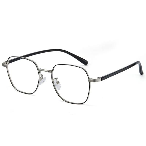 【商品名】　Cyxus 韓流メガネ メタルフレーム ブルーライトカット UVカット 超軽量 レトロ お洒落 男女兼用（シルバー） 【商品説明】　 【サイズ】　高さ : 4.40 cm　横幅 : 7.20 cm　奥行 : 16.60 cm　重...