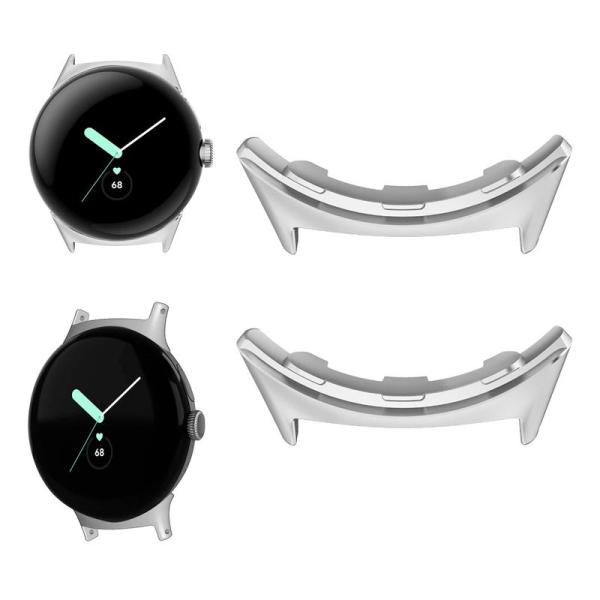 【商品名】　RoSoki Google Pixel Watch/Google Pixel Watch 2 用 バンドアダプター 2枚セット ストラップコ 【商品説明】　・【優れた互換性】高?のアダプターを使用し、精密加工と機械研磨プロセスで...