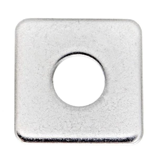 【商品名】　オノカツ 純国産 SUS304 ステンレス 角ワッシャー M16用45角x厚み3mm 4枚入 310-00-45xM16x3.0 【商品説明】　・4枚入・丸型平座金に比べ面積が広い分、被締結材にナットやボルトがめり込む現象（座面...