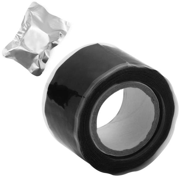 【商品名】　WOMLEX 自己融着テープ シリコンテープ 3m 幅25mm 耐熱 絶縁 防水 -60℃?280℃ PVCパイプ修理 配管リーク修理 多用 【商品説明】　・【サイズ】幅25mm、長さ3m、材質：シリコーンゴム、使用温度範囲:-...